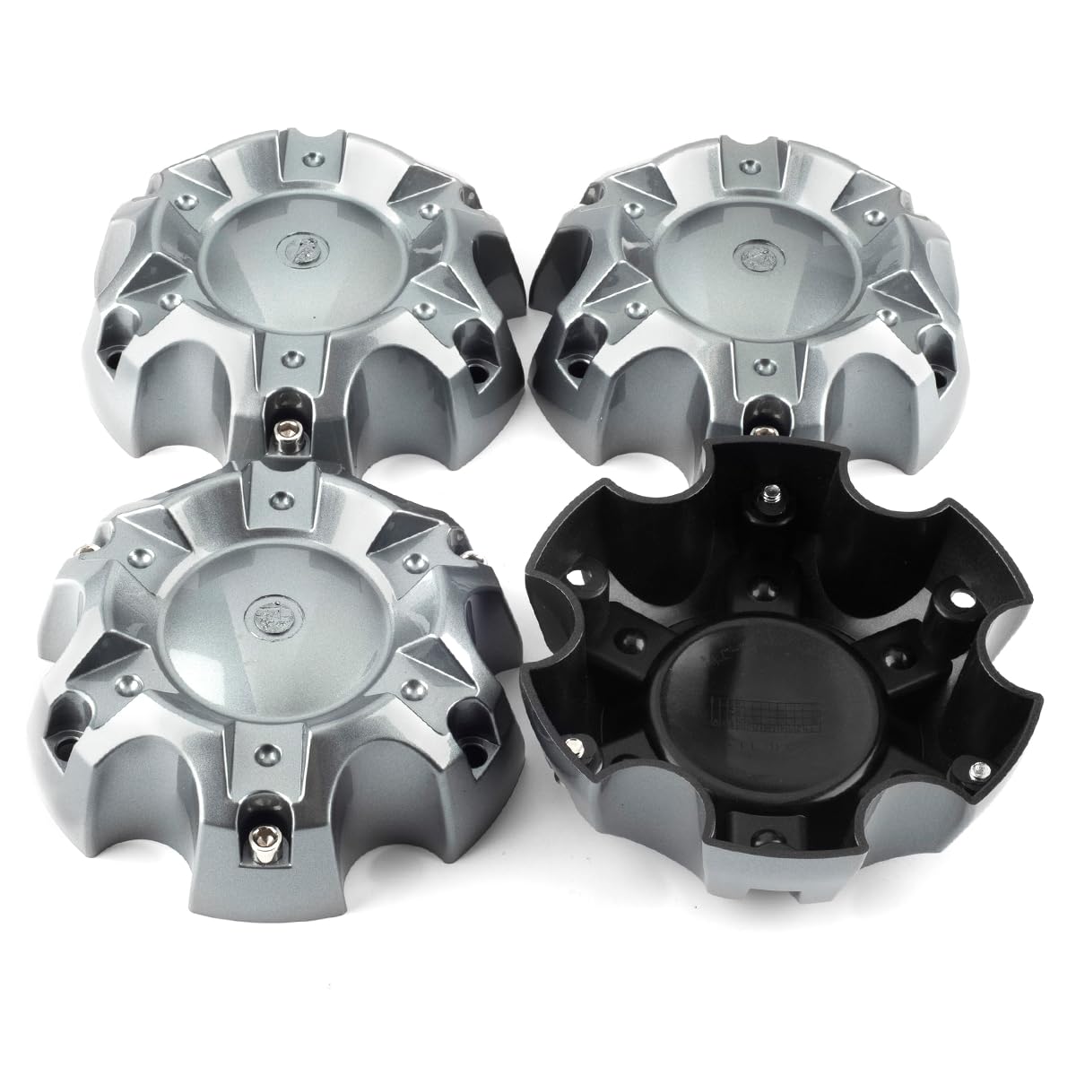Snapklik.com : GTOWNWORKS 5.55in Wheel Center Caps For Ballistic ...