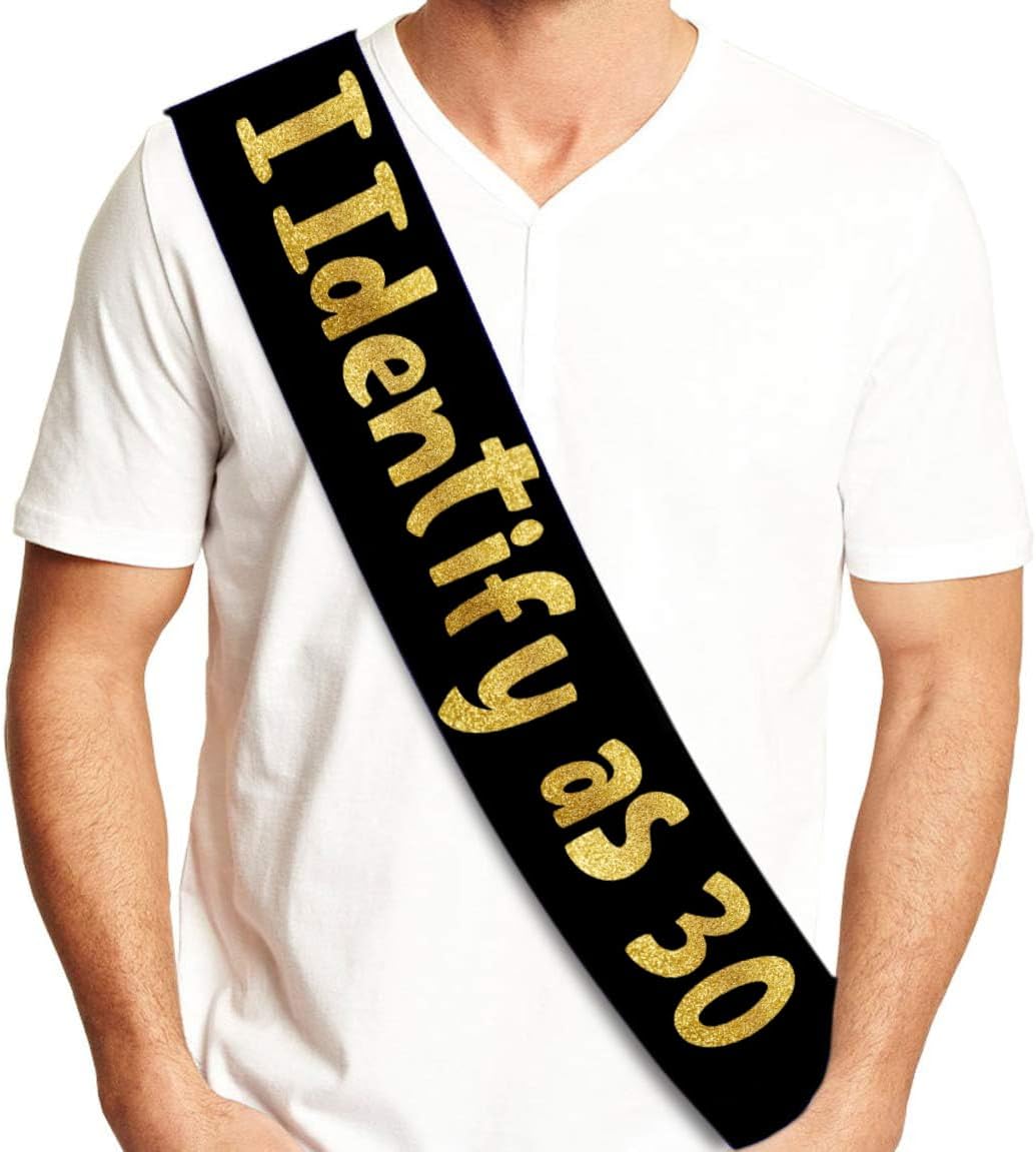 Amazon.com: Funny Birthday Party Sash – Birthday and Retirement Party ...