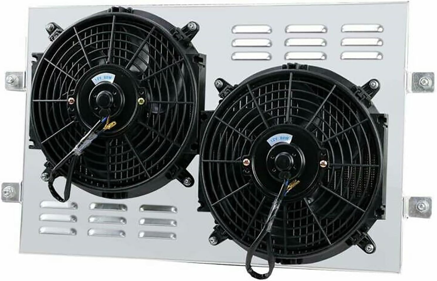 Amazon.com: RadRace Aluminum Radiator Shroud 2x10" Fan For 1972-1986 ...