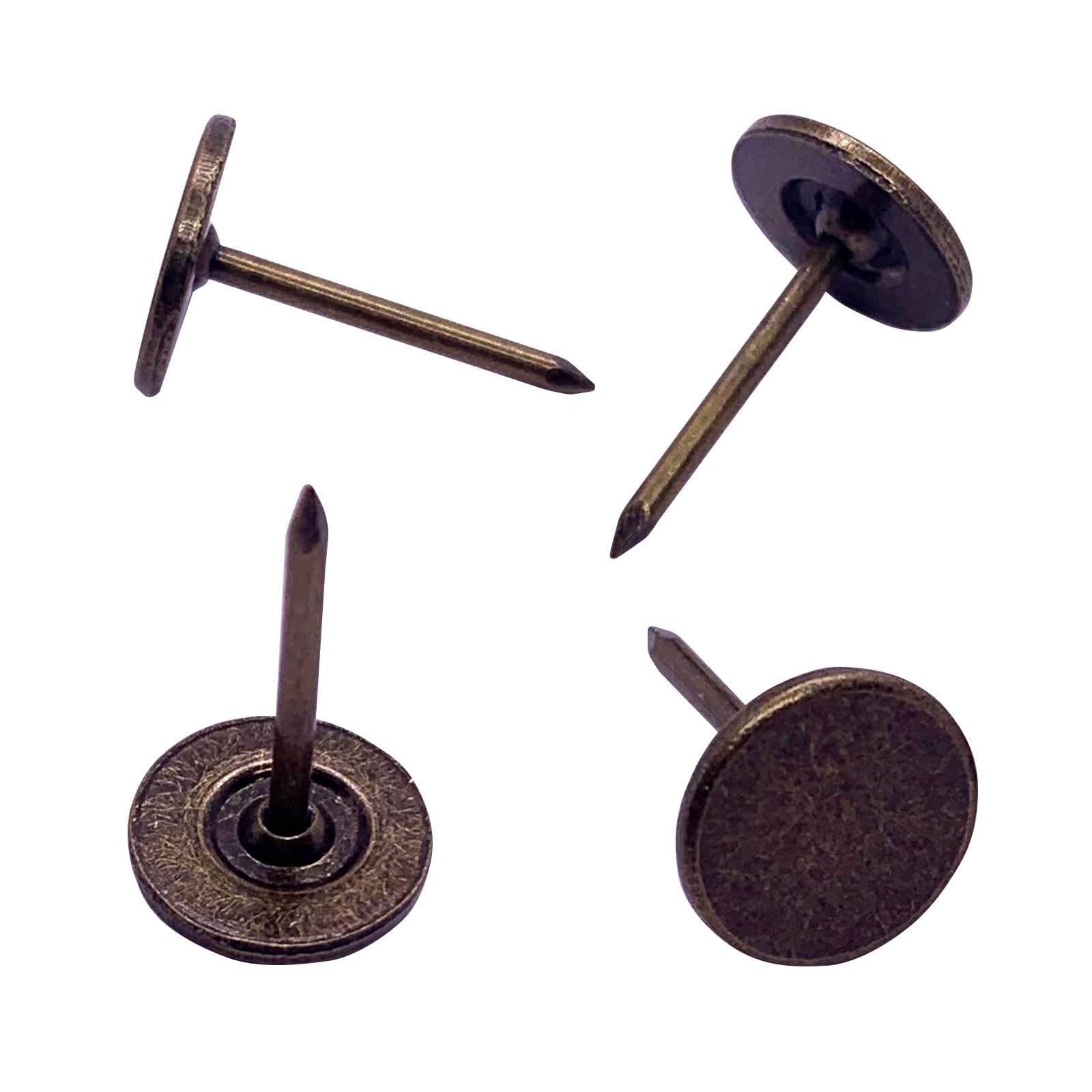 Amazon.com: Maozaa Flat Head Upholstery Tacks, 100Pcs 7/16 Inch Flat ...