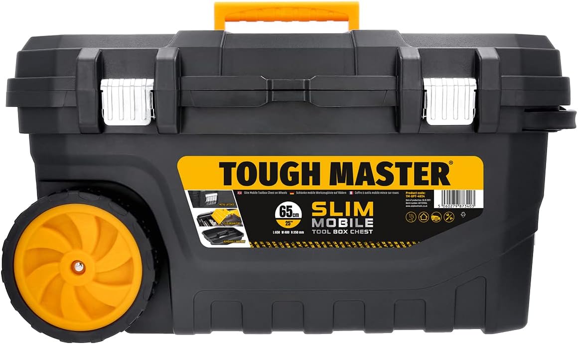 Keter 17203037 KET17203037 Wheeled Job Box Black, 57 Litre : Amazon.co ...