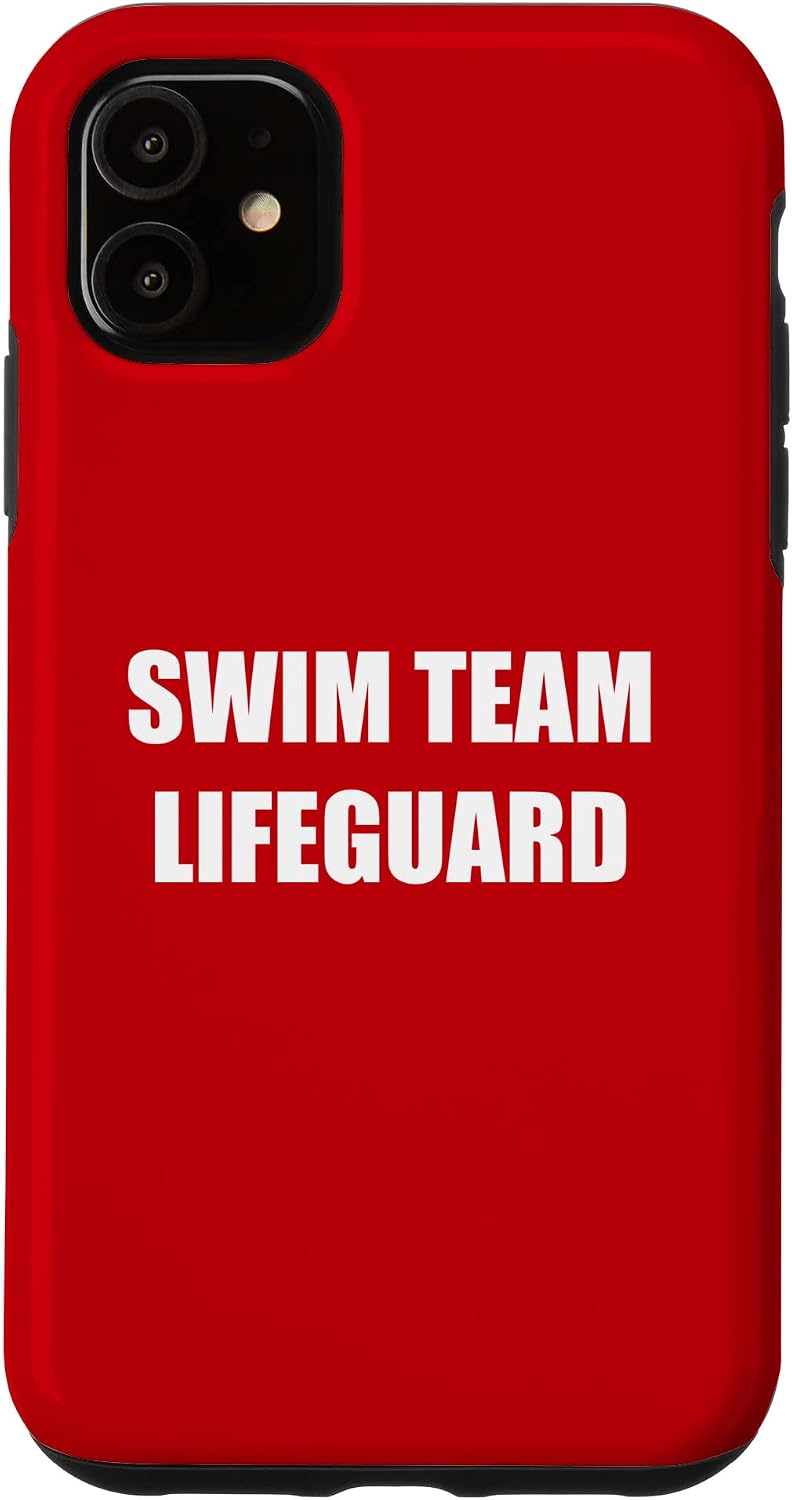 Amazon.com: iPhone 11 Swim Team Lifeguard Employees Official Uniform ...