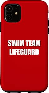 Amazon.com: iPhone 11 Swim Team Lifeguard Employees Official Uniform ...