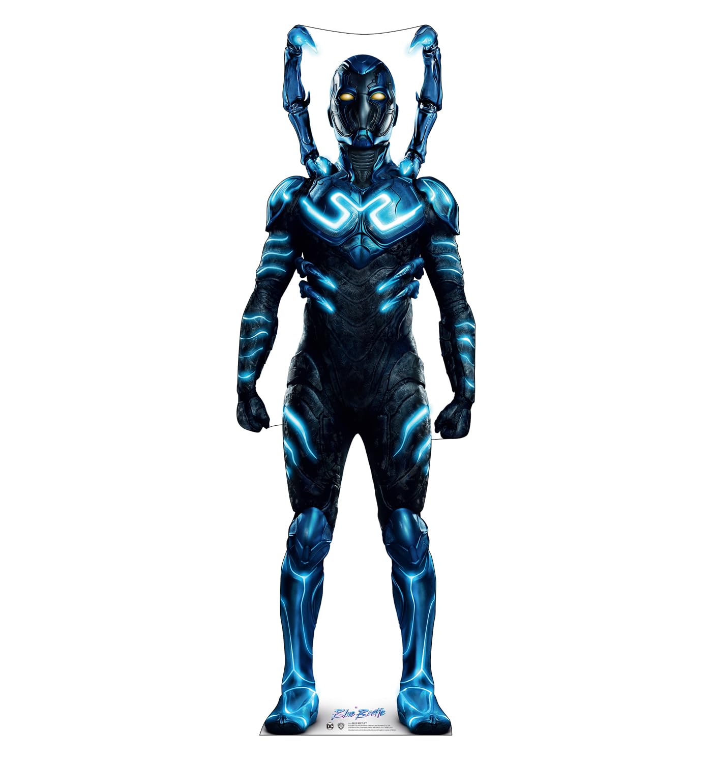 Amazon.com: Cardboard People Blue Beetle Life Size Cardboard Cutout ...