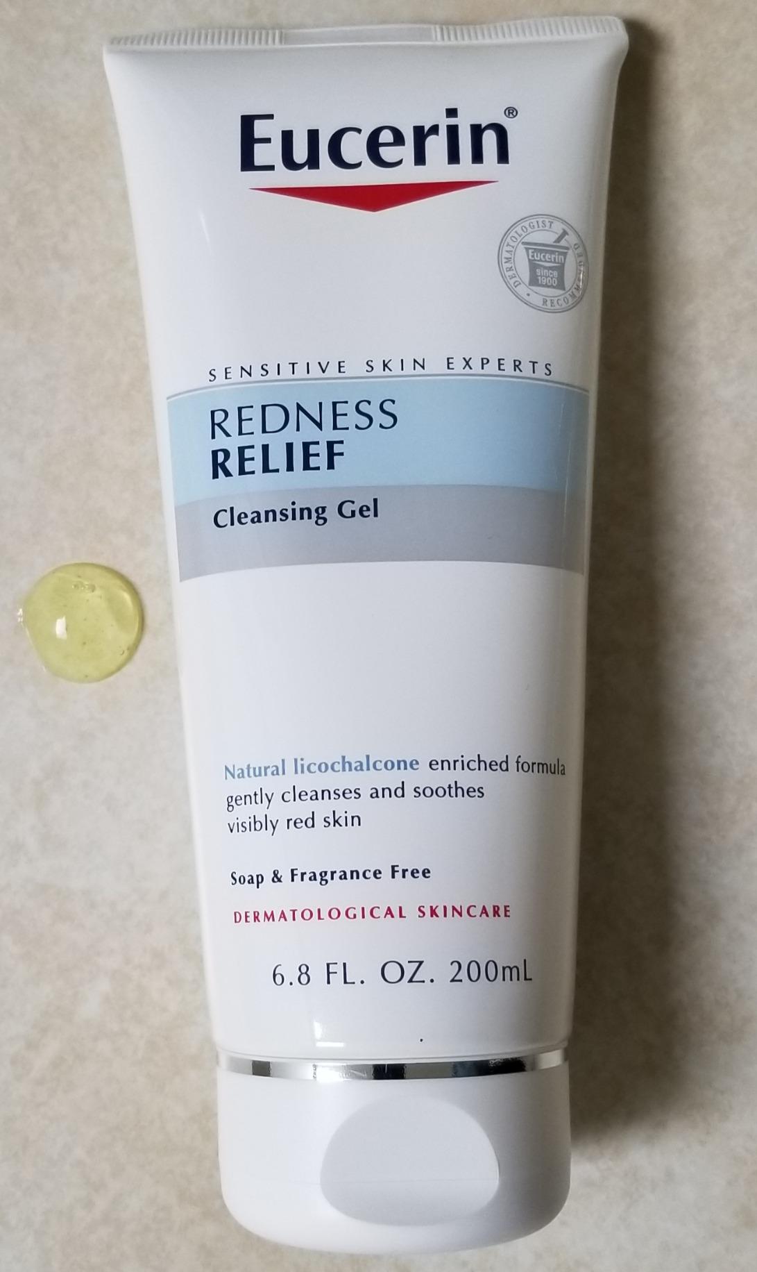 Amazon.com : Eucerin Redness Relief Cleansing Gel - Fragrance Free ...