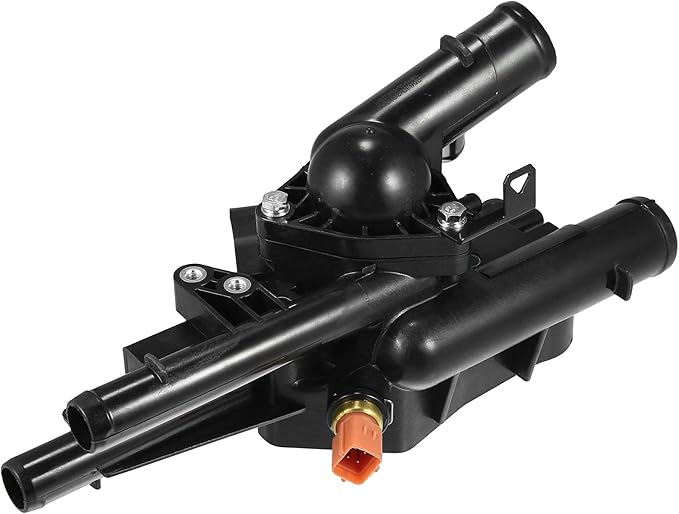 Amazon.com: X AUTOHAUX Engine Coolant Thermostat Housing Assembly 25600 ...