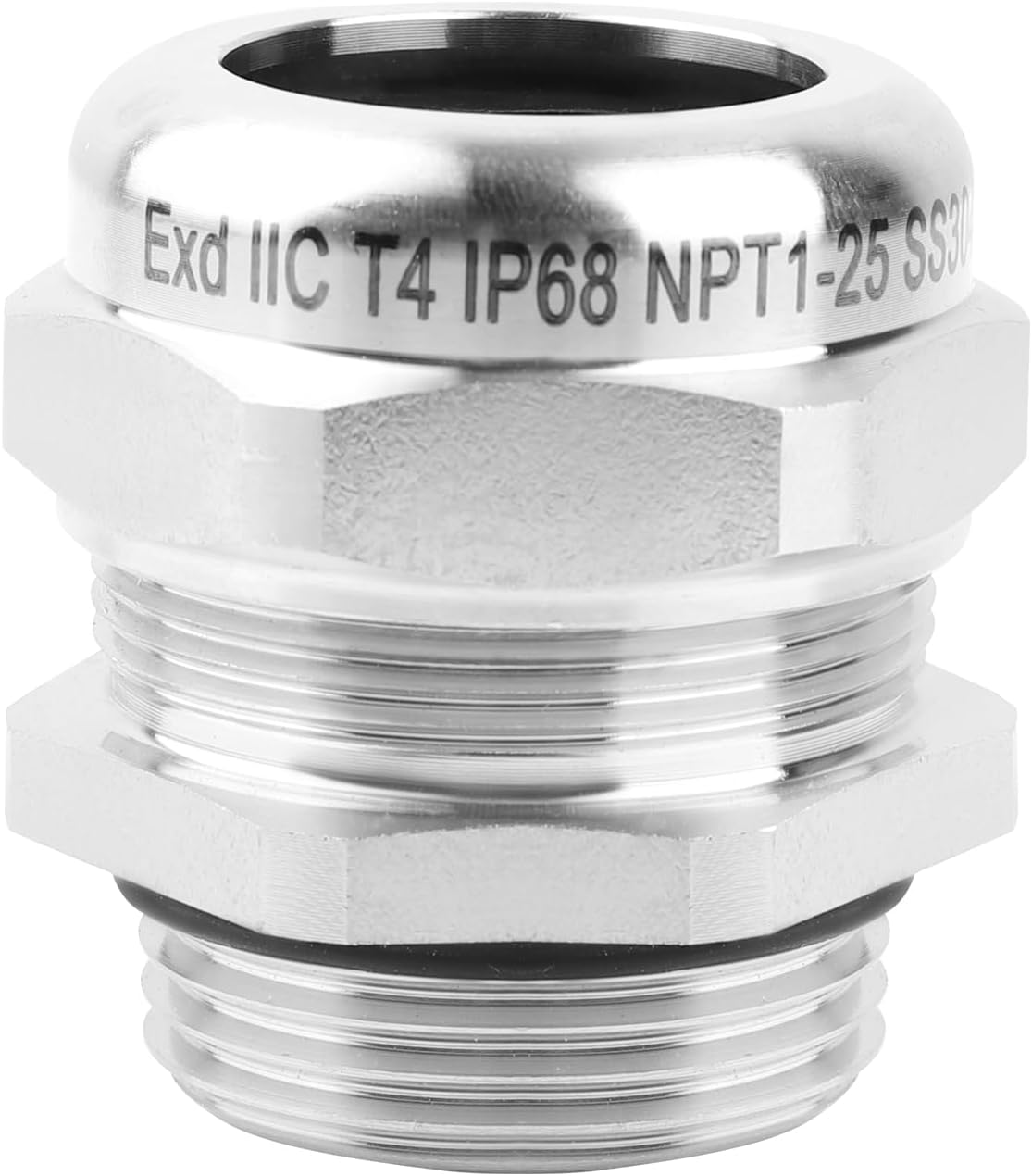 NPT 1" Stainless Steel Waterproof Cable Gland IP68 Waterproof Cable ...