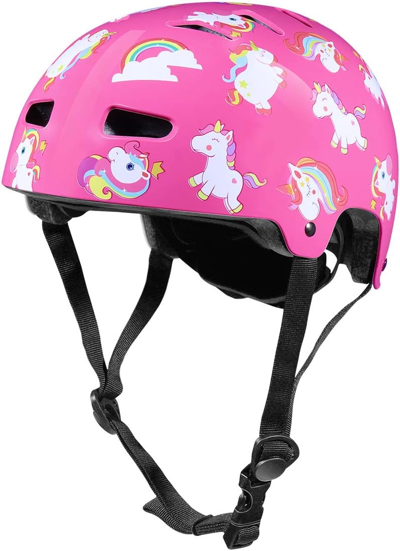 CLISPEED Fahrradhelm Kinder Fahrradhelm Einhorn: Skaterhelm Fahrradhelm ...