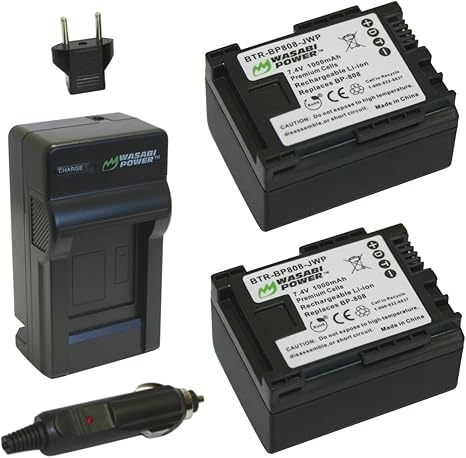 Amazon.com : Wasabi Power BP-807, BP-808, BP-809 Battery (2-Pack) and ...