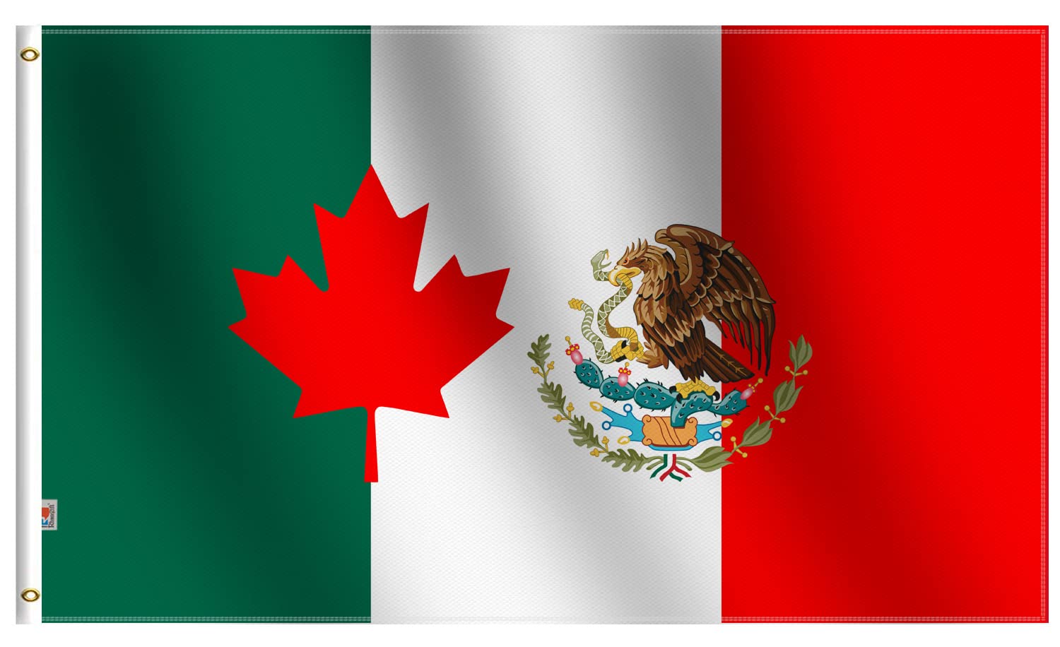 Mexican Canadian Flag