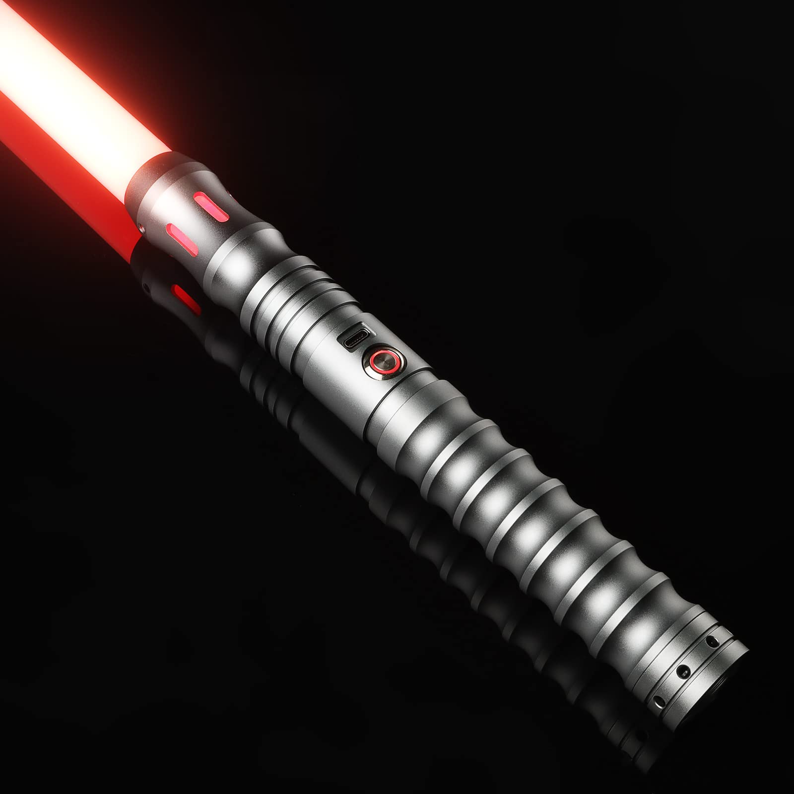 Lightsaber Toy Heavy Dueling Light Sabers 2-Pack – Metal Hilt, 12 ...