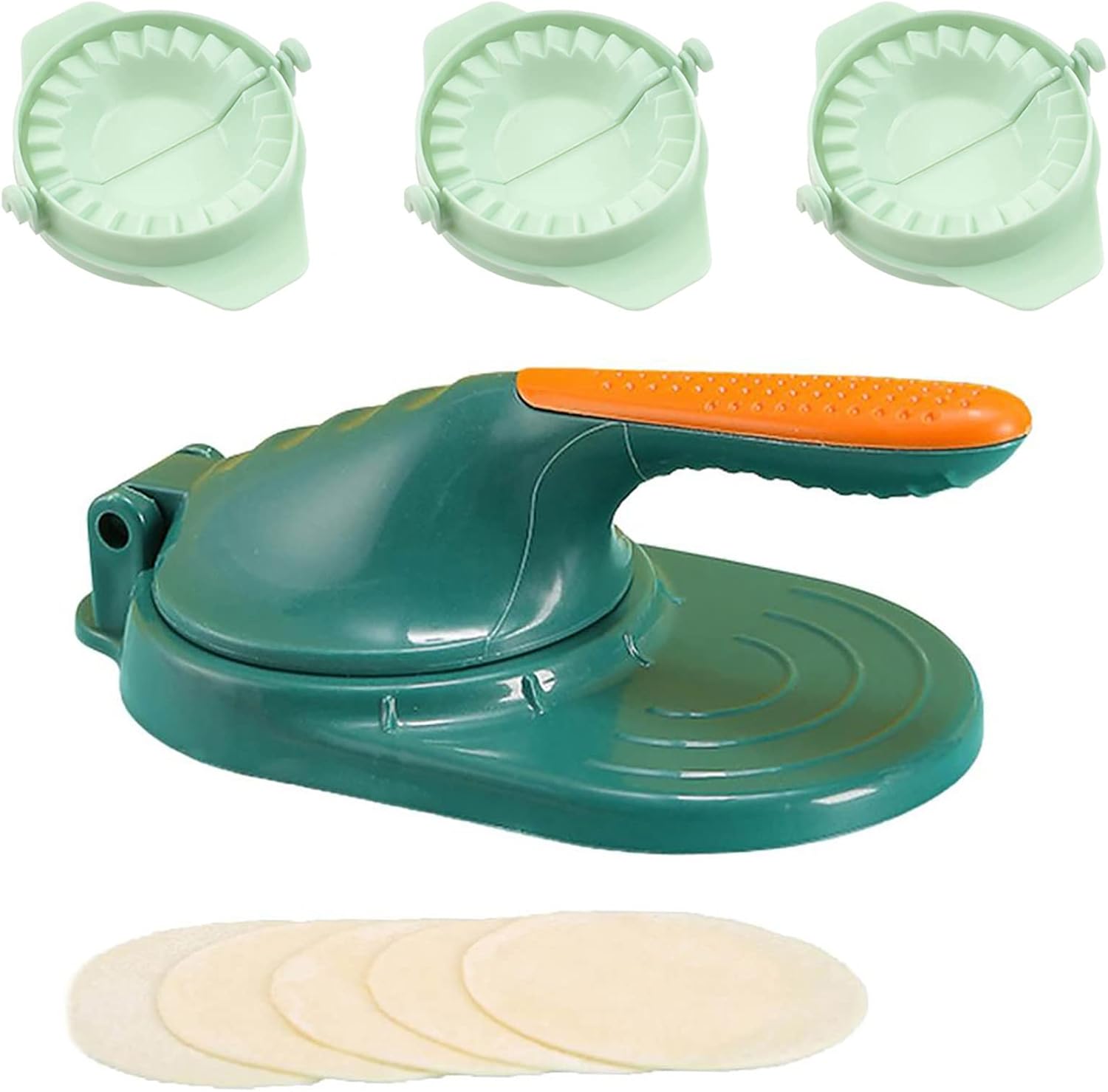 Amazon.com: Dough Presser Dumpling Skin Maker with 3Pcs Dumpling Press ...