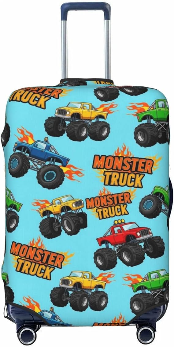 Amazon.com | Travel Suitcase Protector Compatible with Monster Truck ...