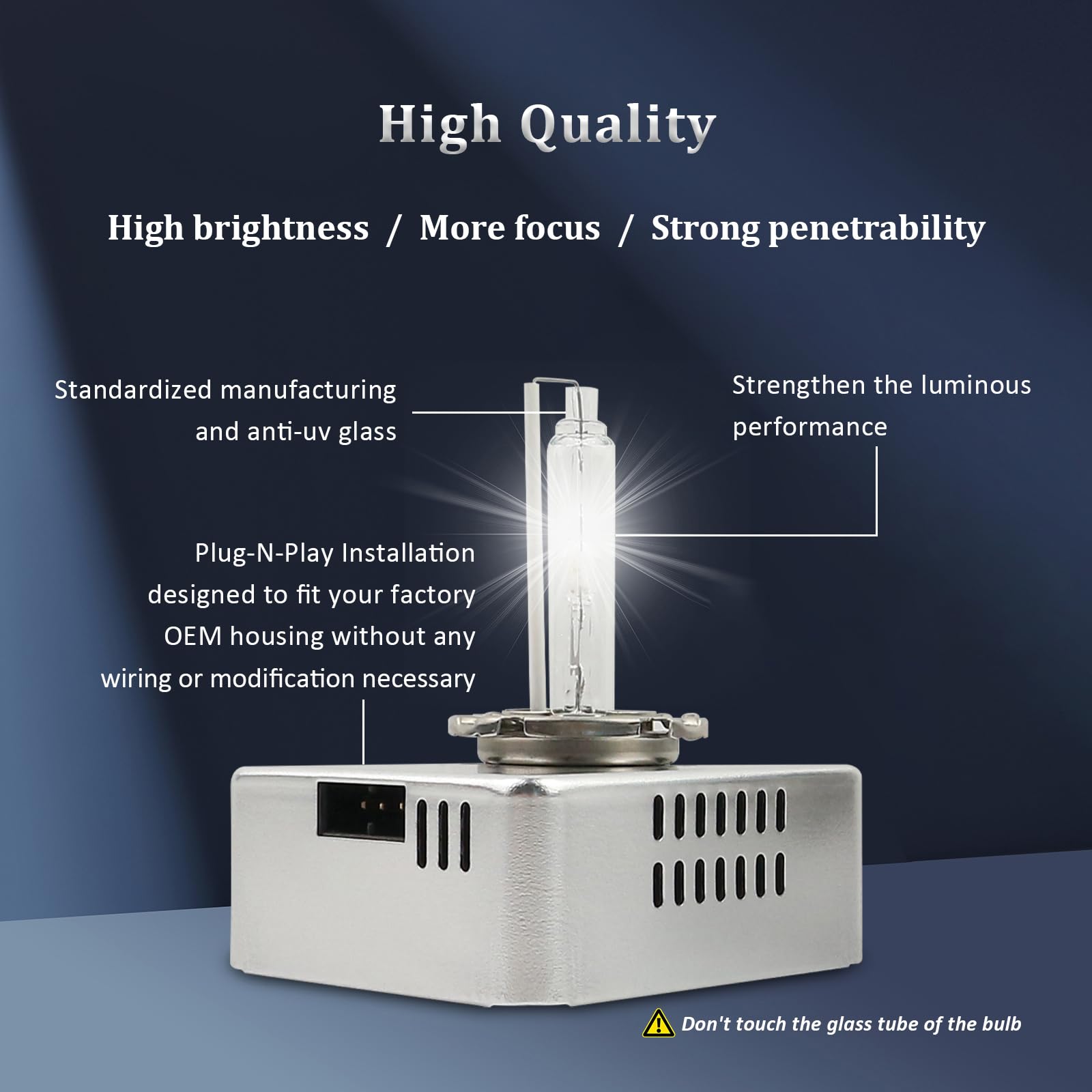 Xenarc D5s Ampoule 12v 35/35w Lampe Au Xénon D5S, D5S Xenon, Compatible ...