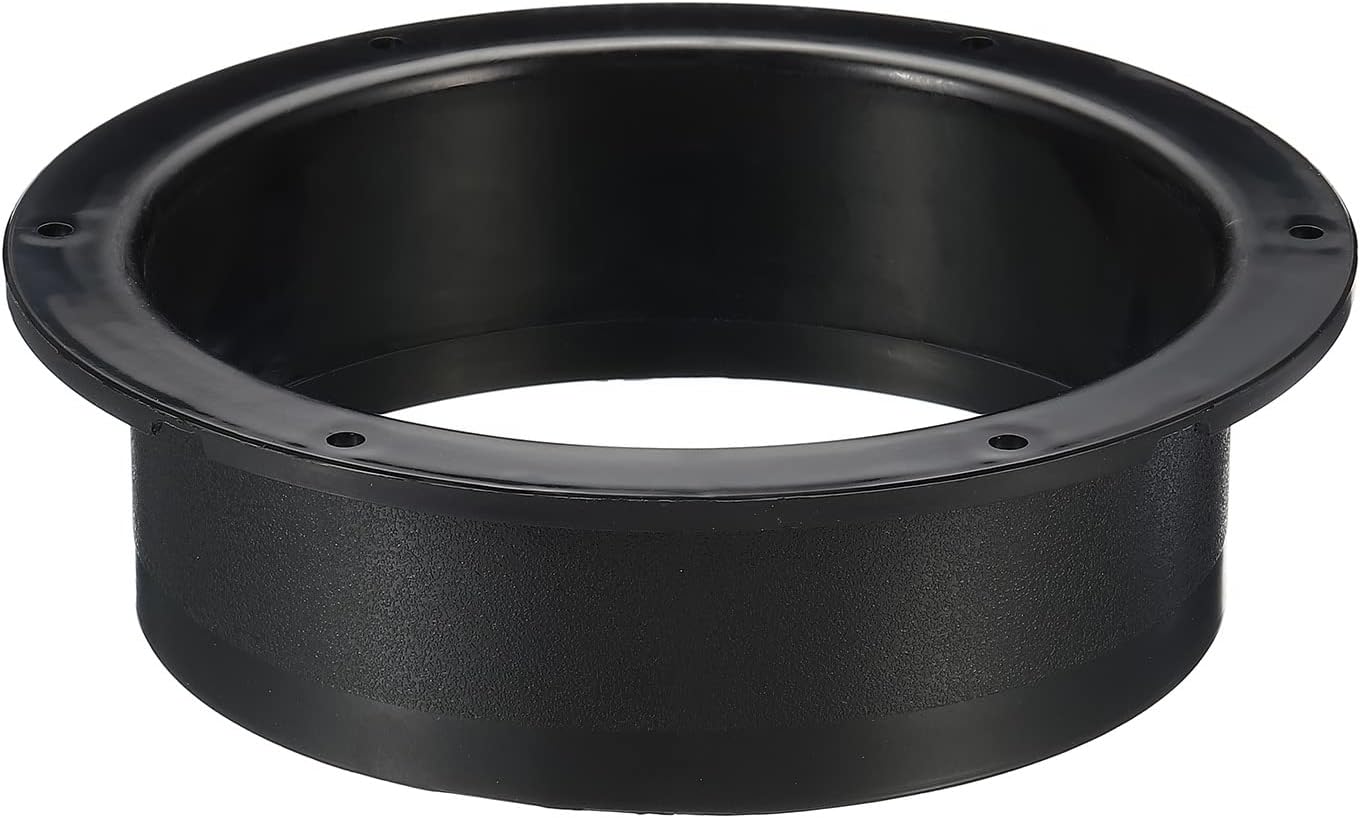 PATIKIL 6" Duct Connector Flange, ABS Ducting Airflow Tube Vent ...