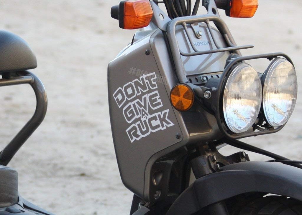 Amazon.com: Decaldino Don't Give A Ruck Decal Sticker for Honda Ruckus ...