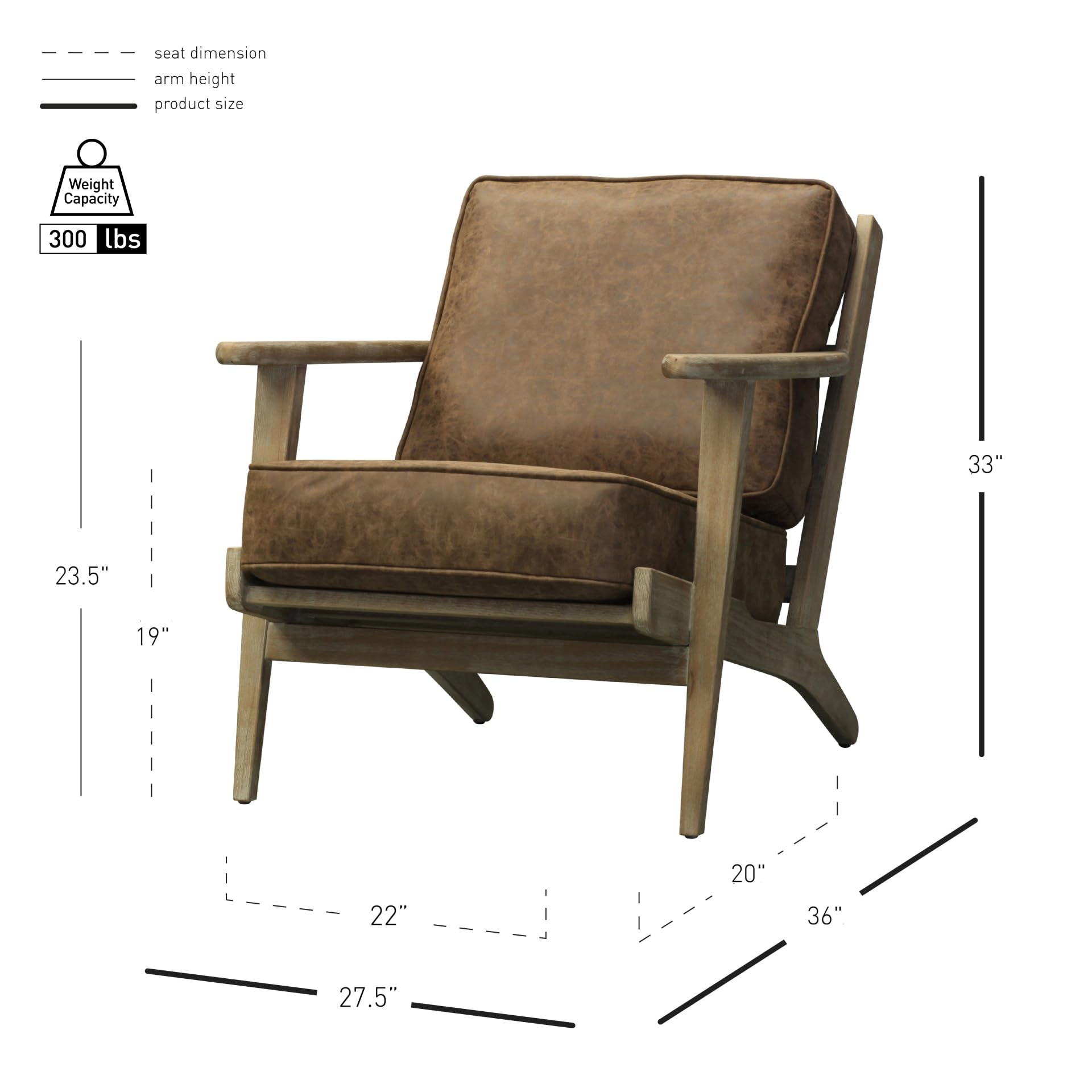Furniture Accent Chair Dimensions Creamy Wave Boucle Accent Chair