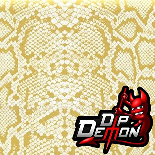 Amazon.com: Python Yellow Gold Snake Skin Hydrographic Water Transfer ...