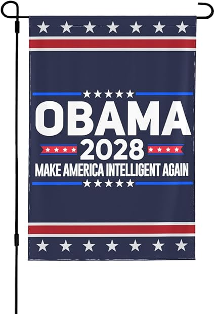 Amazon.com : Obama 2028 Garden Flag 12x18 Obama For 2028 Yard Sign ...