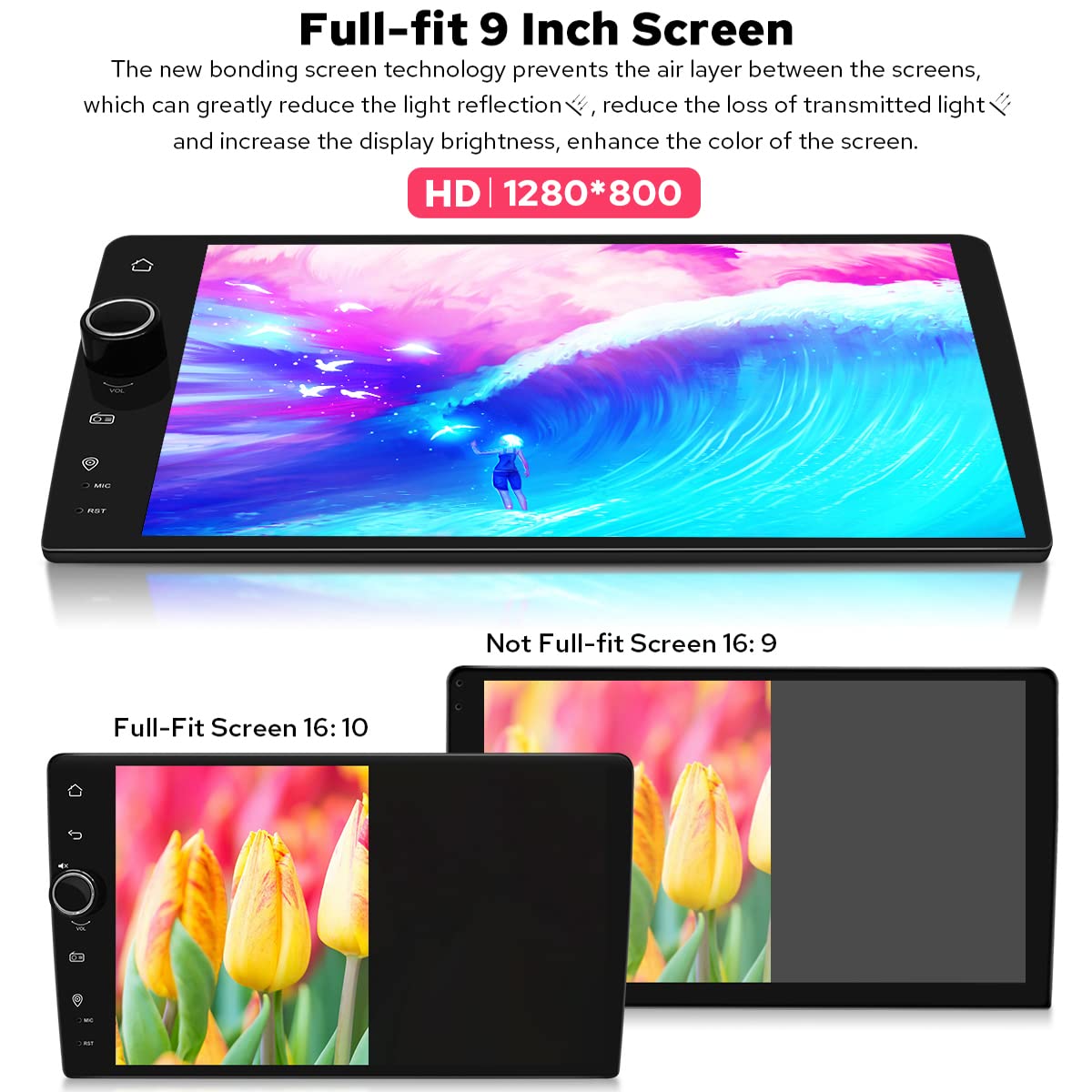 JOYING Newest 9 Inch Car Stereo Android 10.0 Car Auto Radio for Honda ...
