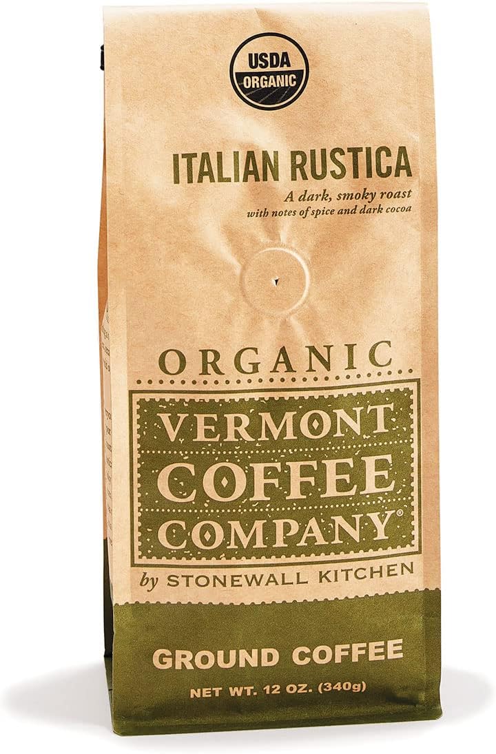Amazon.com : Vermont Coffee Company Organic Italian Rustica Ground ...