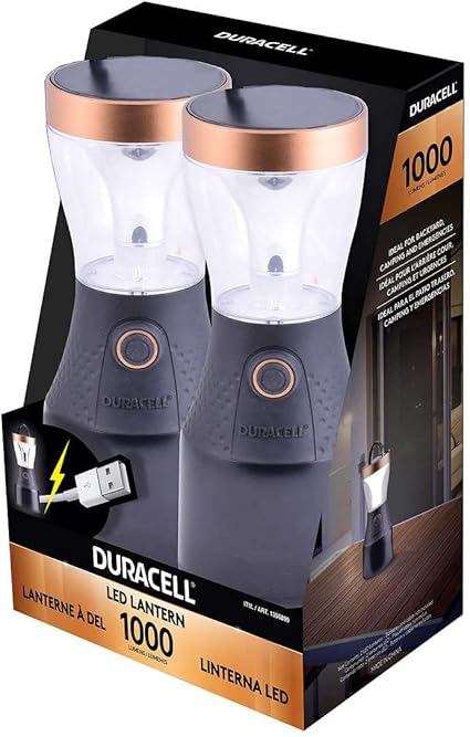 Amazon.com: Duracell 1000 Lumen Lantern 2 Pack : Sports & Outdoors