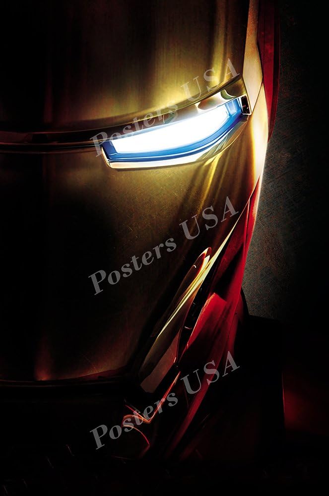 PremiumPrints - Marvel Iron Man Textless Original Movie Poster Glossy ...
