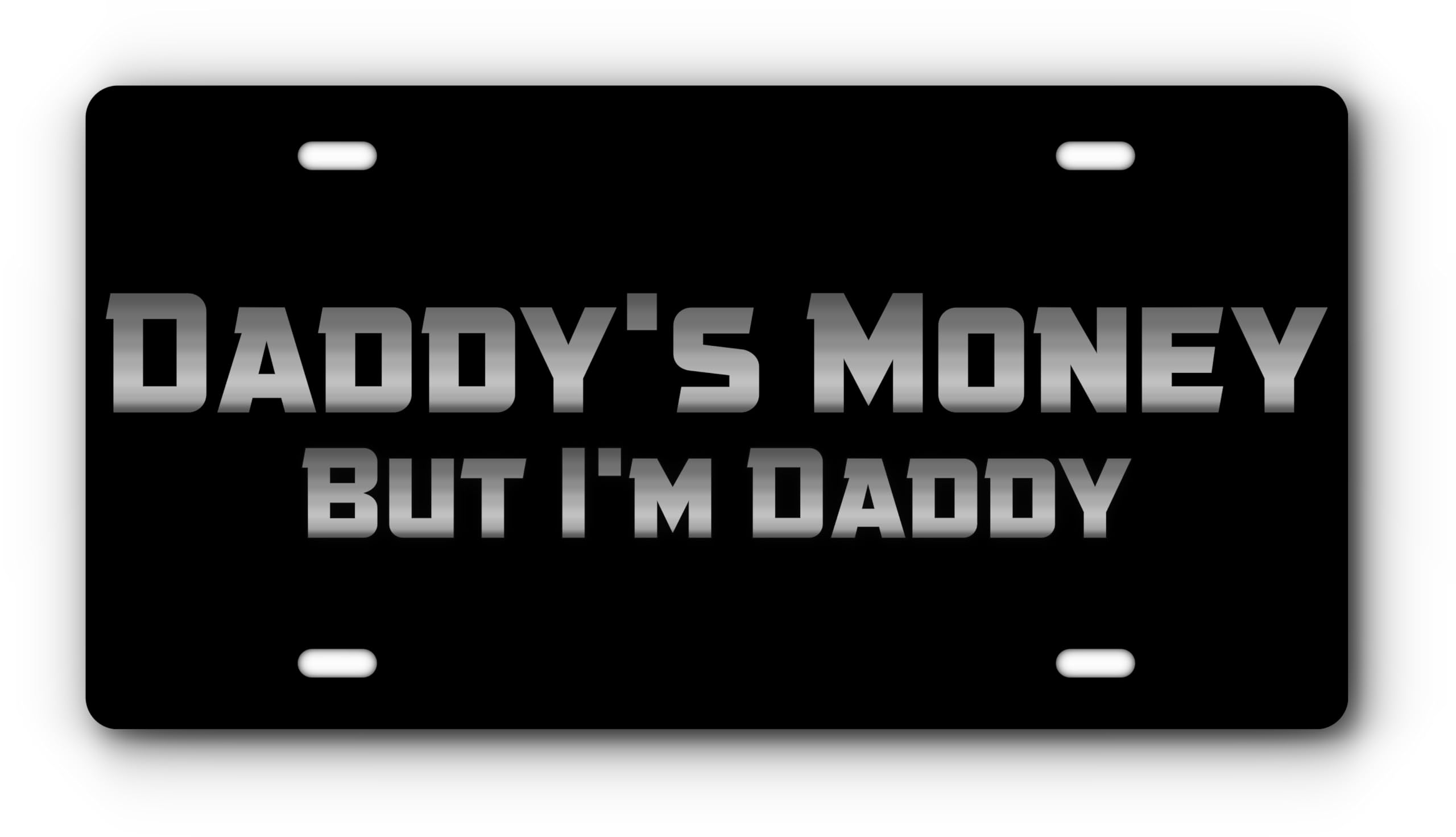 Amazon.com: Vanity License Plate for Front of Card & Trucks - Daddy's ...
