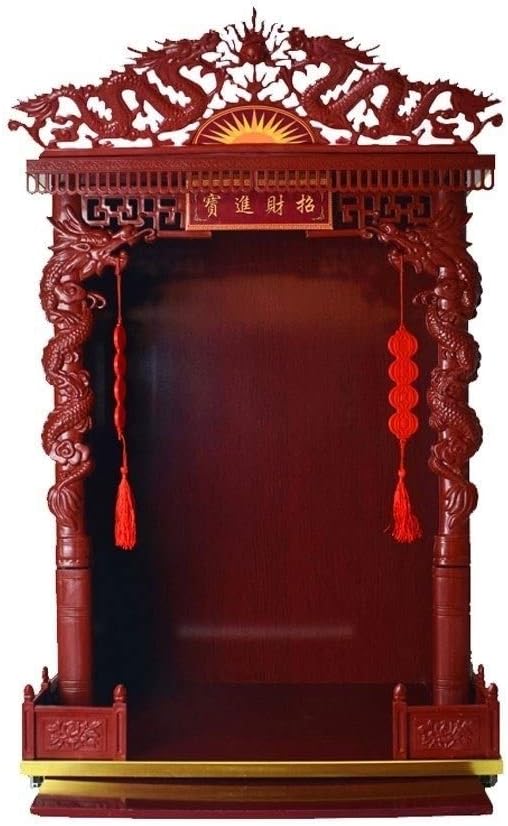 Amazon.com: Buddha Statue Display Cabinet 20" Lucky Fortune Buddha ...