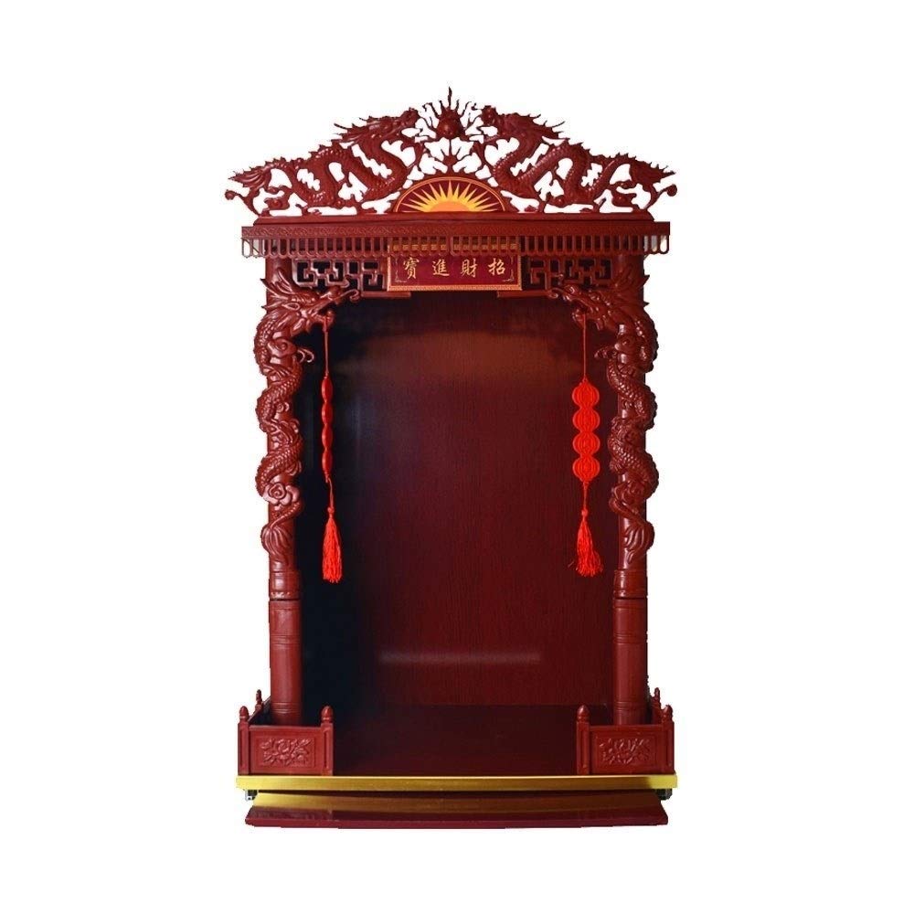 Buy Buddha Statue Display Cabinet 20" Lucky Fortune Buddha Altar ...