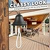 Amazon.com: Upstreet's Outdoor & Indoor Dinner Bell - Large Cast Iron ...
