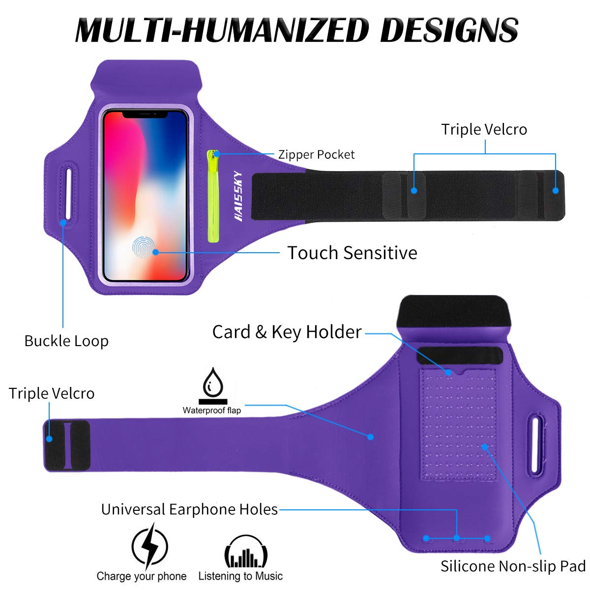 Snapklik.com : Cell Phone Running Armband
