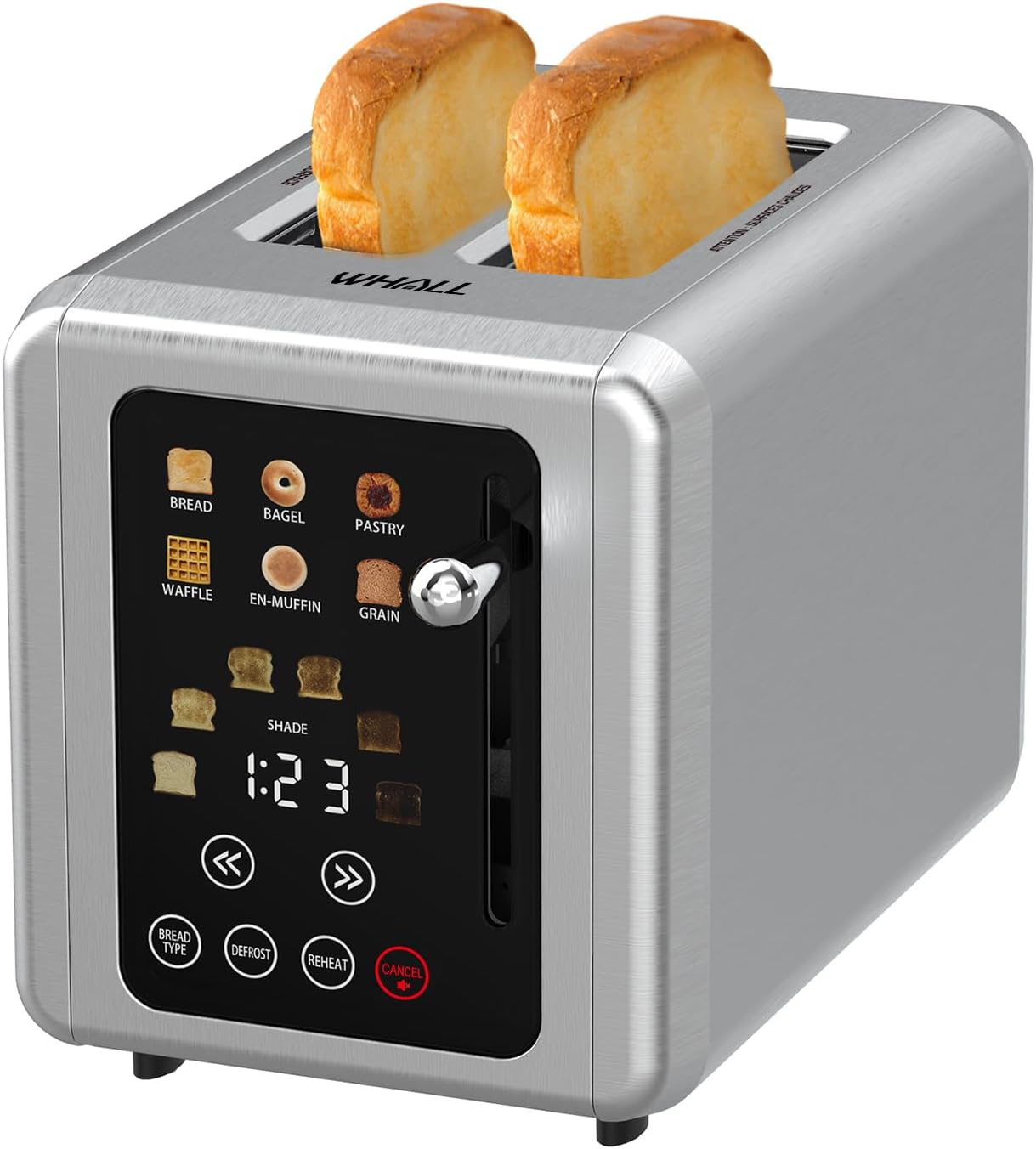 Amazon.com: Toaster Touch Screen Toaster 2 Slice with LCD Display ...