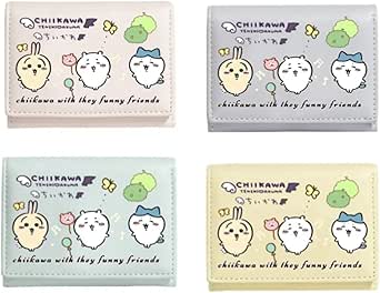 Amazon.co.jp: WYCOS Chiikawa Trifold Wallet, Chiikawa, Hachiware ...