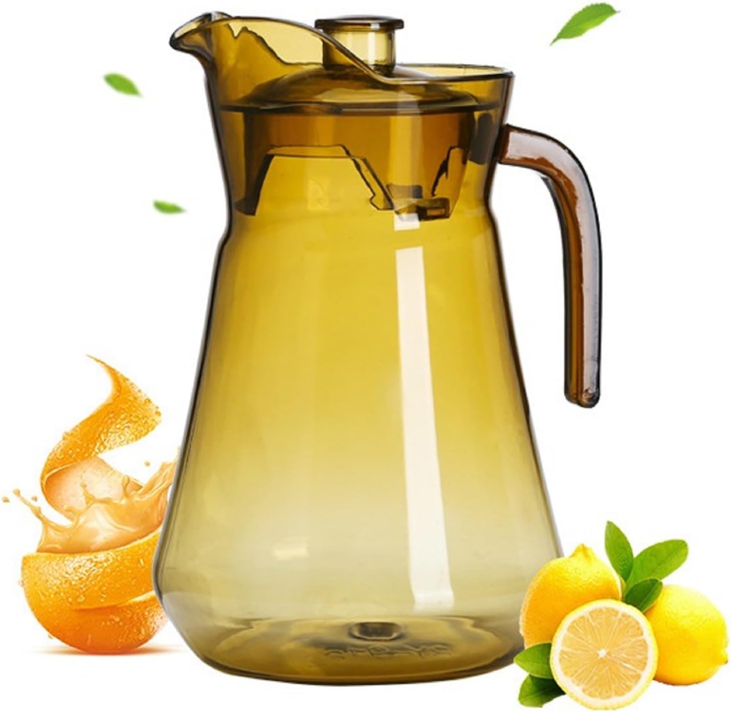 Amazon.com: Bafnsiji Large Plastic Water Juice Pitcher Jug, Plastic ...