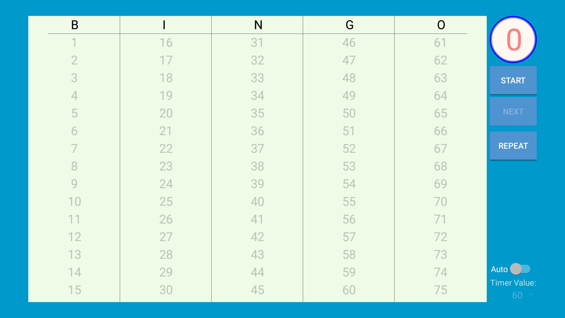 Bingo Caller - App on Amazon Appstore