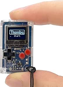 Amazon | Thumby TinyCircuits【変換アダプタ付き】サムビー ポータブルゲーム レトロゲーム 携帯ゲーム ミニゲーム プログラミング Python (クリア ...