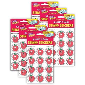 Amazon.com: TREND Snappy! Apple Scented Retro Scratch 'n Sniff Stinky ...