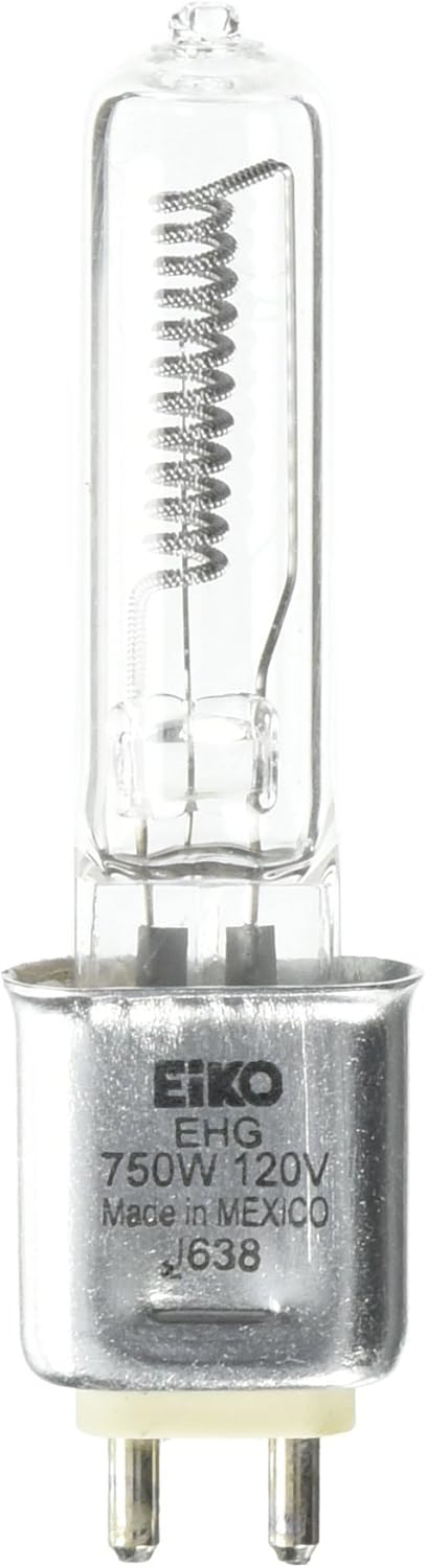 Eiko EHG T-5 G9.5 Base Halogen Bulb, 120V/750W, Halogen Bulbs - Amazon ...