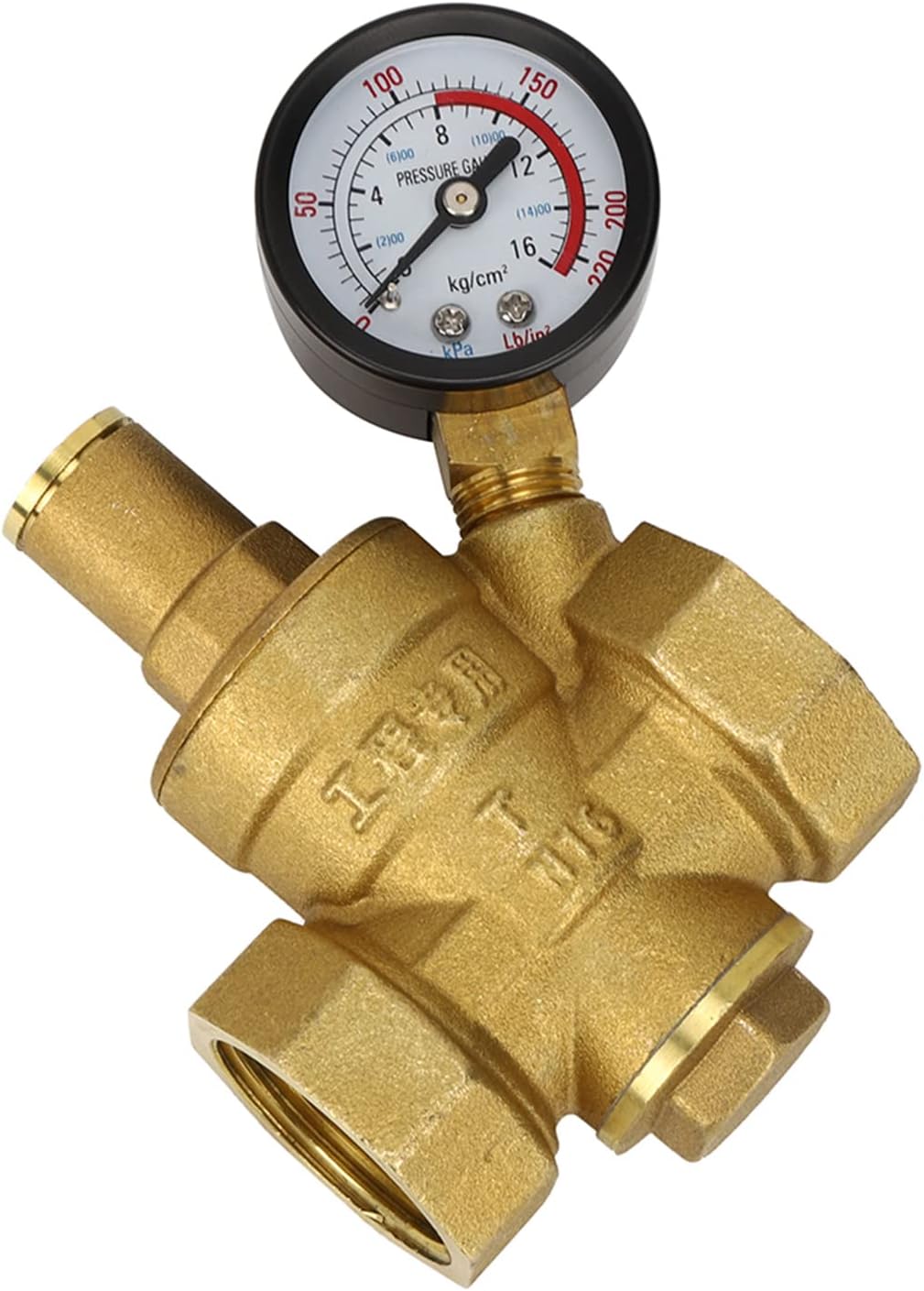 Amazon.com: DN25 Brass Relief Valve Adjustable Water Pressure Reducing ...