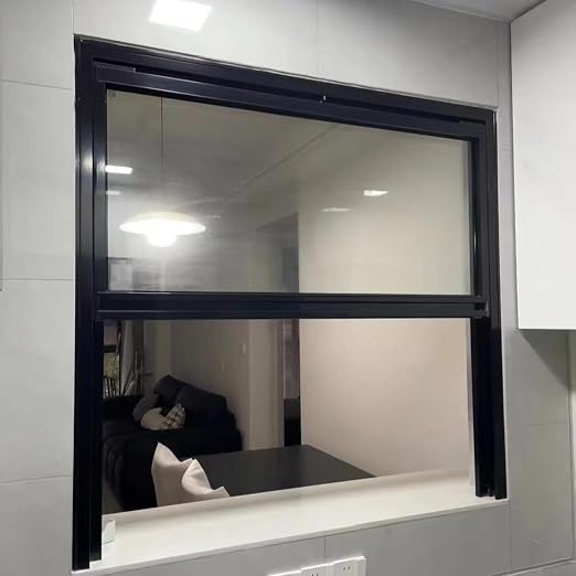 Amazon.com: EXCLURA Concession Window for Kitchen, Up and Down Sliding ...