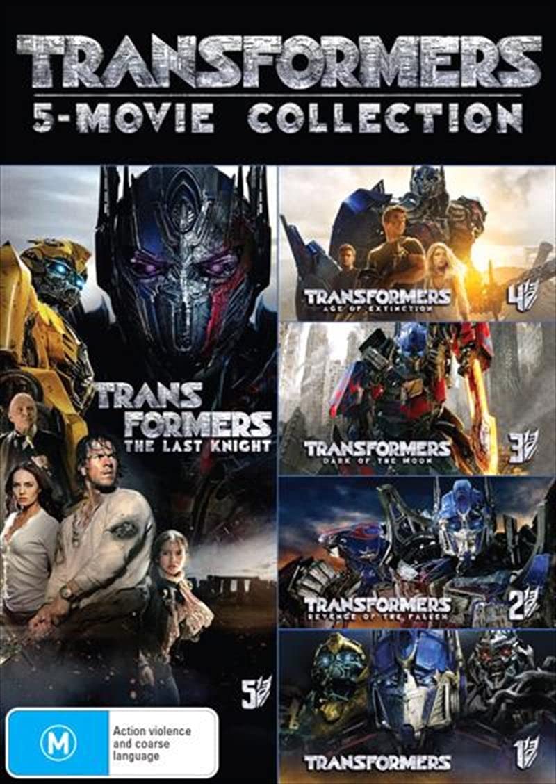 Amazon.com: Transformers 5 Movie Collection | Mark Wahlberg | 5 Discs ...