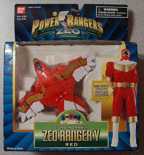 Power Ranger ZEO - Red ZEO Ranger V Action Figure : Amazon.in: Toys & Games