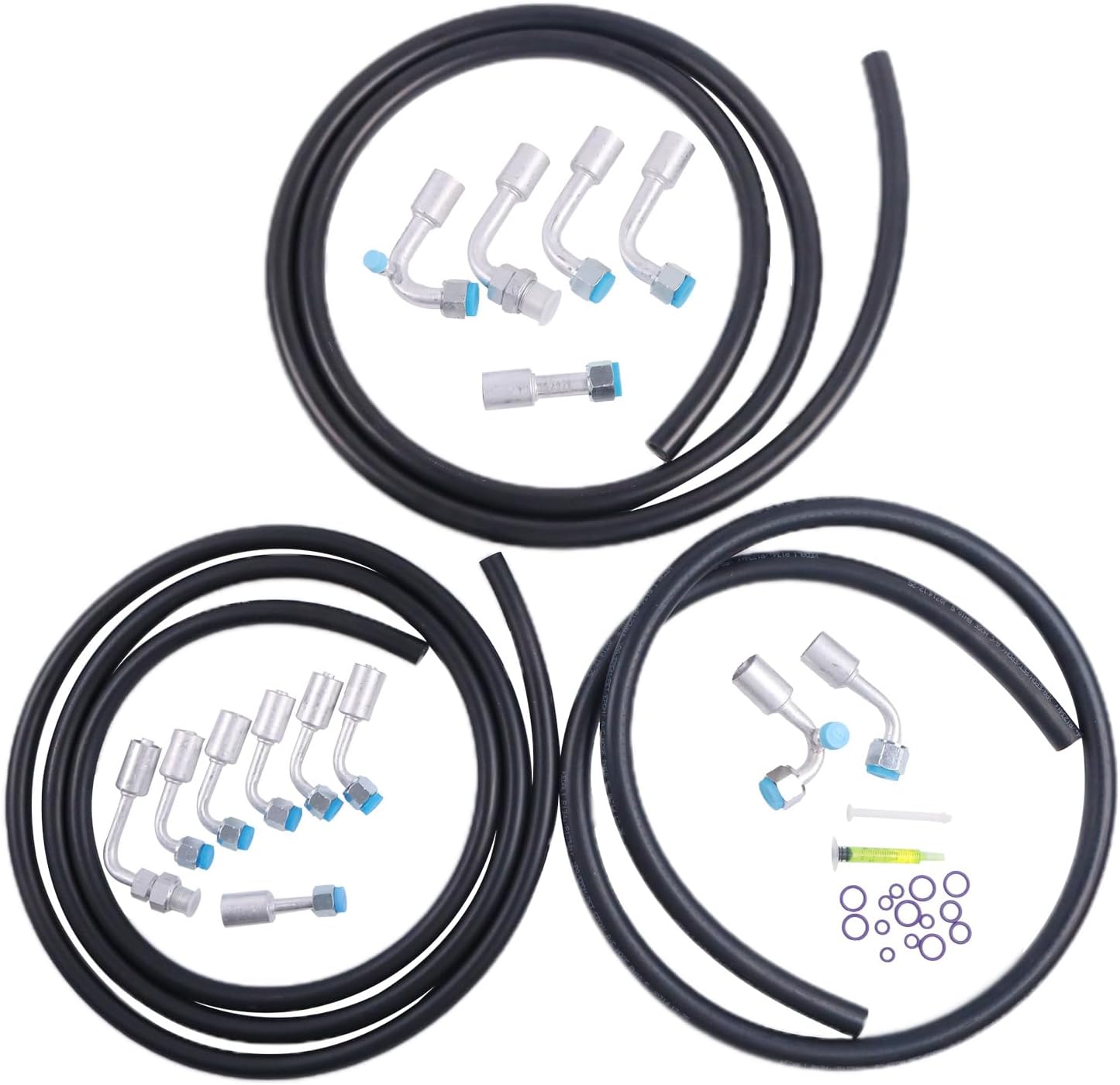 Amazon.com: Lesurey A/C Air Conditioning Ext Hose Kit,Oil Tube ...