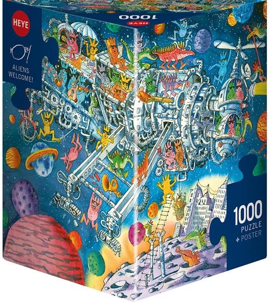 Heye Aliens Welcome Puzzle (1000 Pieces), Jigsaw Puzzles - Amazon Canada