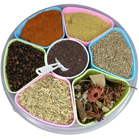 Multi purpose Masala box | Anjarai petti for Kitchen | Multiple ...