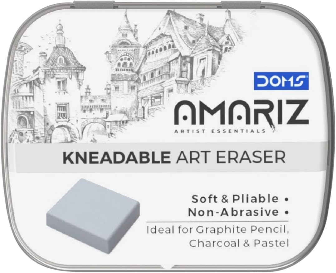 Doms Artist Essentials Amriz Kneadable Art Eraser | Ideal For Graphite ...