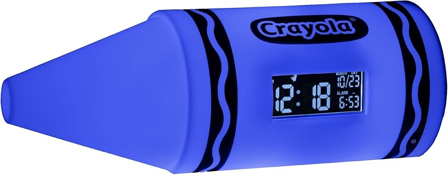Amazon.com: Paladone Crayola Officially Licensed Digital Alarm Clock ...