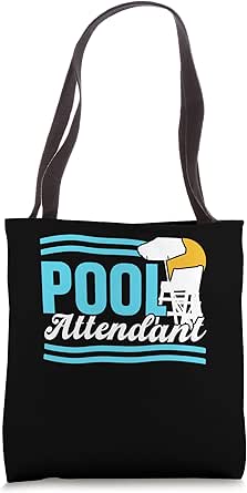 Amazon.com: Pool Attendant Rescuer Swimming Attendants Pool Tote Bag ...