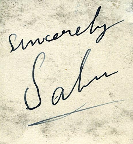 Sabu - Autograph Sentiment Signed at Amazon's Entertainment ...